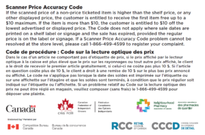 Scanner Price Accuracy Code - Retail Council of Canada